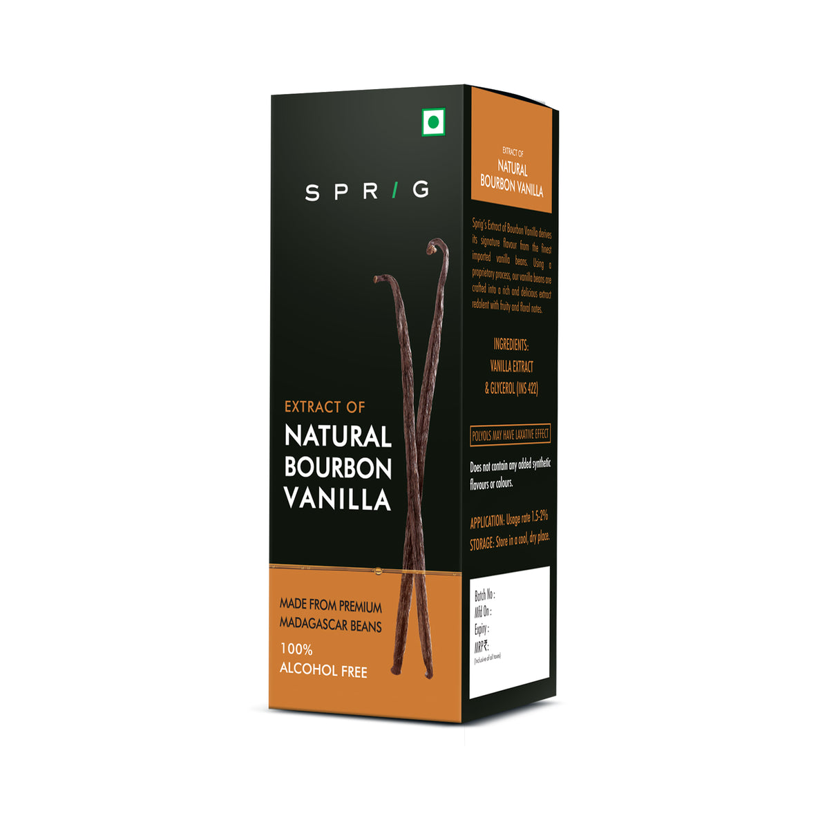 Madagascar Bourbon Vanilla Beans Extract - 20ml Bottle - All-Natural V – SPRIG