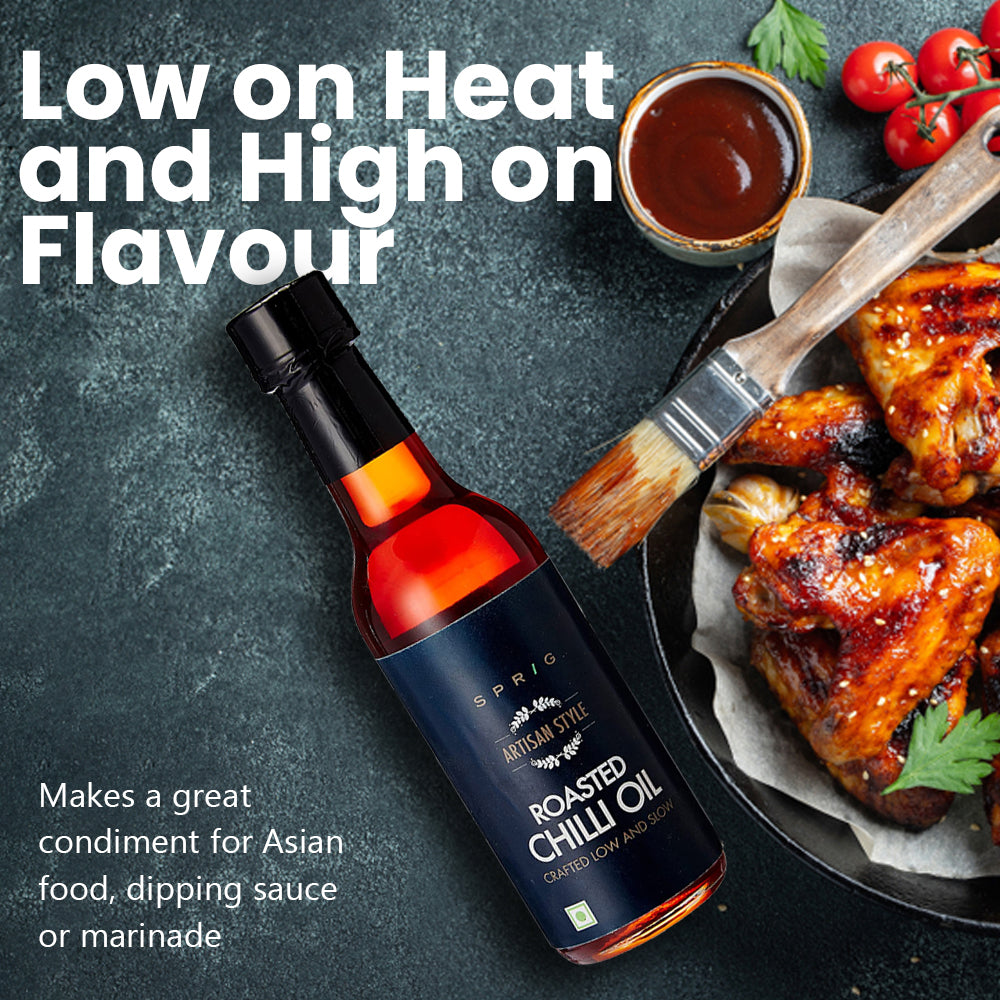 Buy Roasted Chilli Oil 125gm from Sprig Online – SPRIG